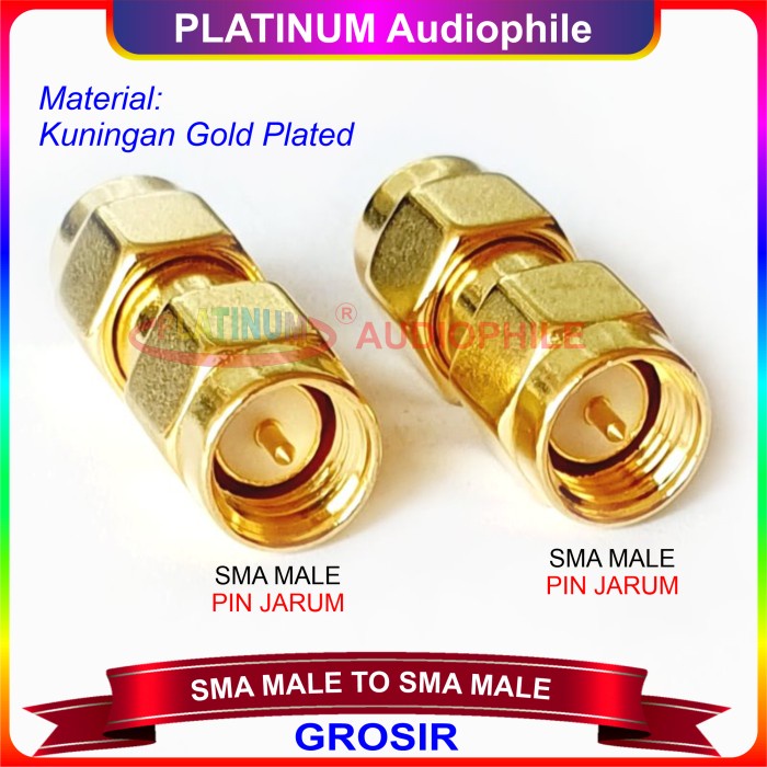 Jual Konektor SMA Male to SMA Male I-1 Connector I RF Adapter Modem ...