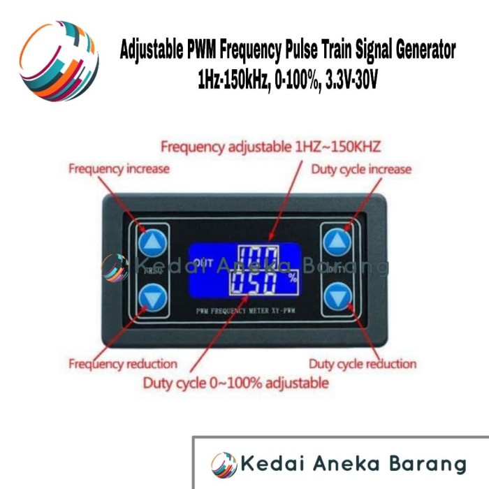 Jual 1Hz-150Khz Pwm Frequency Pulse Train Module Plc Signal Generator ...
