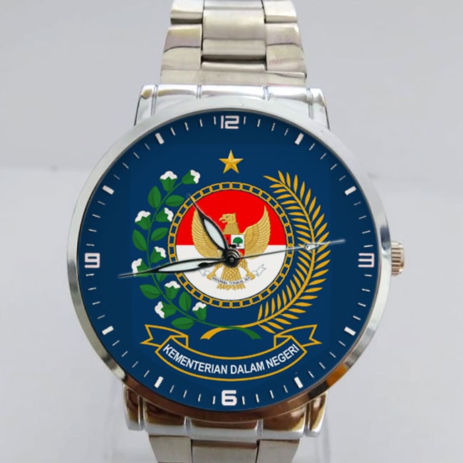 Jual Jam Tangan Pria KEMENDAGRI Kementrian Dlam Negeri Logo / Jam ...