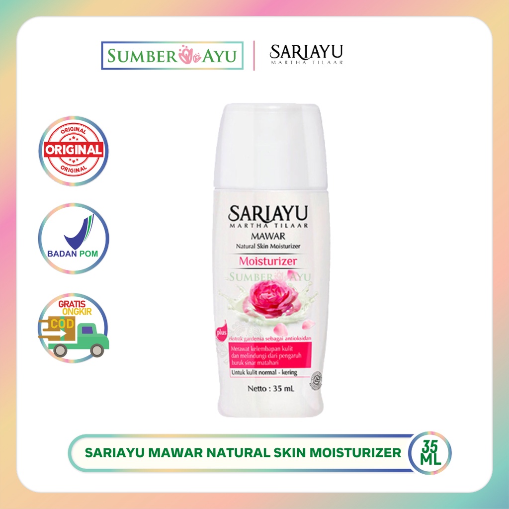 Jual Sariayu Mawar Moisturizer 35 ml | Shopee Indonesia