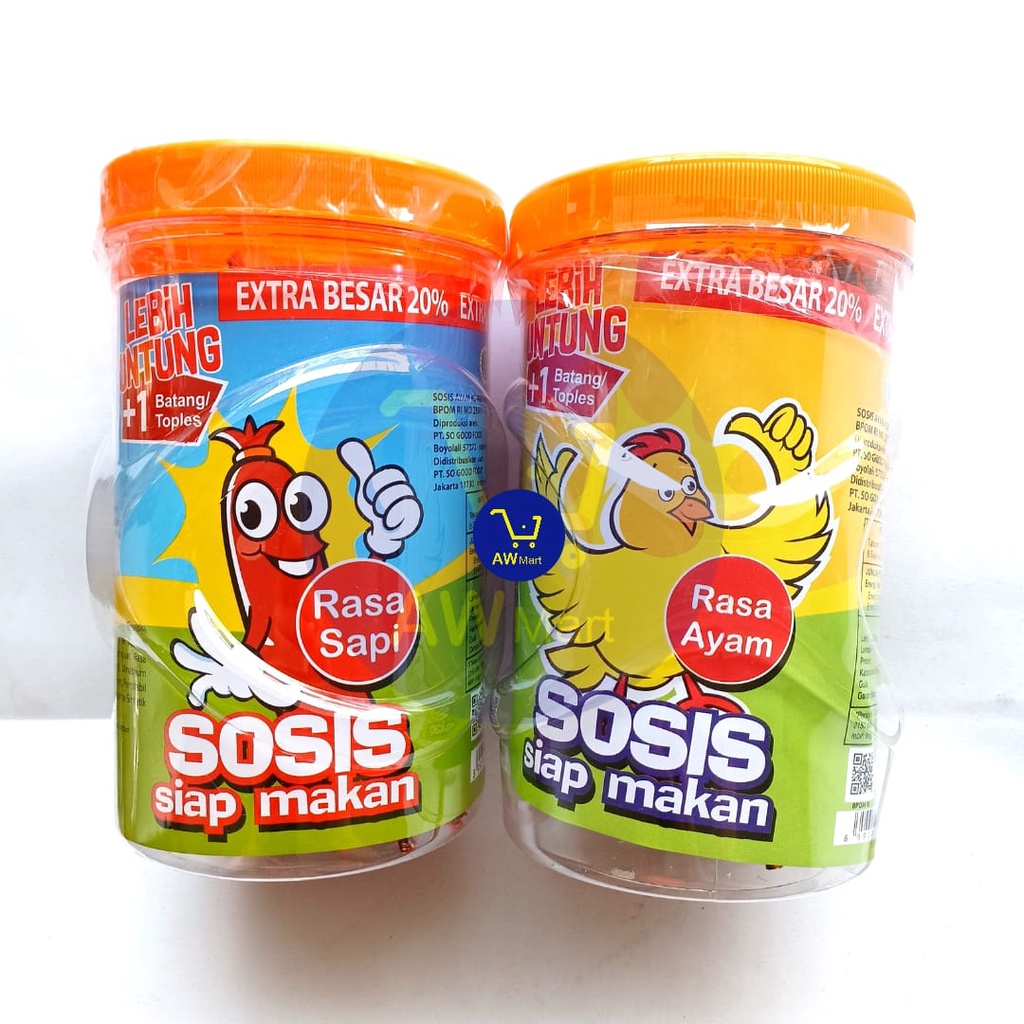 Jual SOSIS SO NICE 525 GRAM ISI 25PCS - SOSIS SO NICE BOTOL RASA AYAM ...