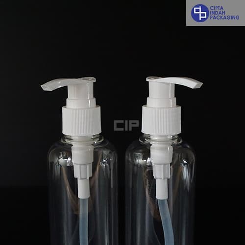 Jual BOTOL PET 250 ML BENING TUTUP PUMP PUTIH | Shopee Indonesia