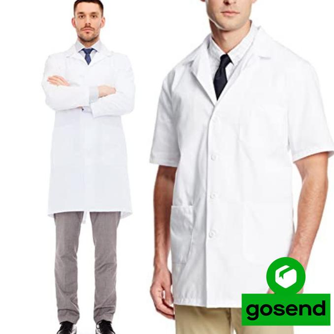 Jual Jas Laboratorium Seragam Medis Medical Lab Coat Bahan Oxford ...