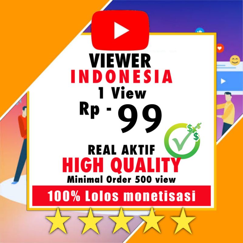 Jual Viewer Youtube Indonesia Permanen | Shopee Indonesia