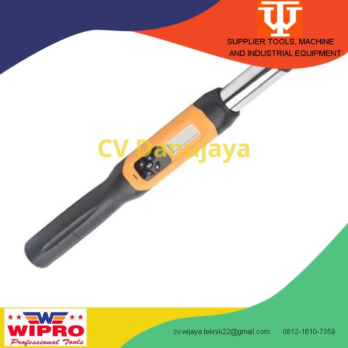 Jual Wipro Torsi Meter Digital Kunci Momen Torque Torsimeter 30 Nm 1/4 ...