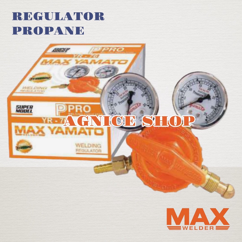 Jual Original Regulator Las Propane LPG Max Yamato Tabung Gas Elpiji Welding | Shopee Indonesia