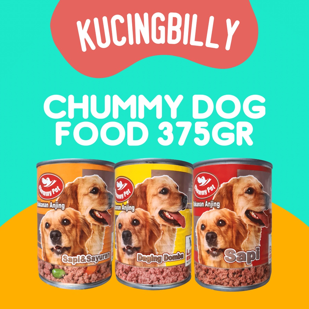 Jual Chummy dog food kaleng 375gr | Shopee Indonesia