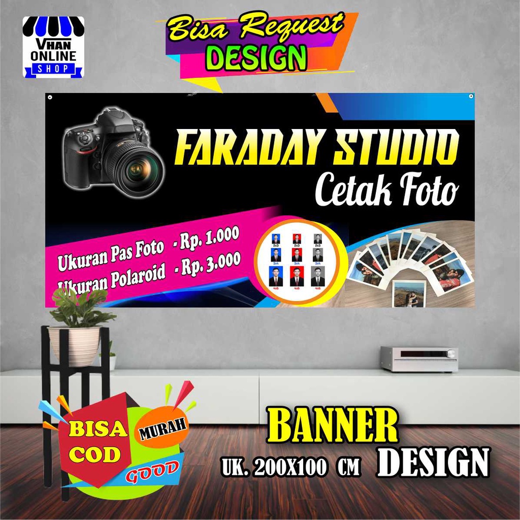 Jual Spanduk Banner Jasa Pembuatan Poto, Poto Polaroid, Keren Bagus ...