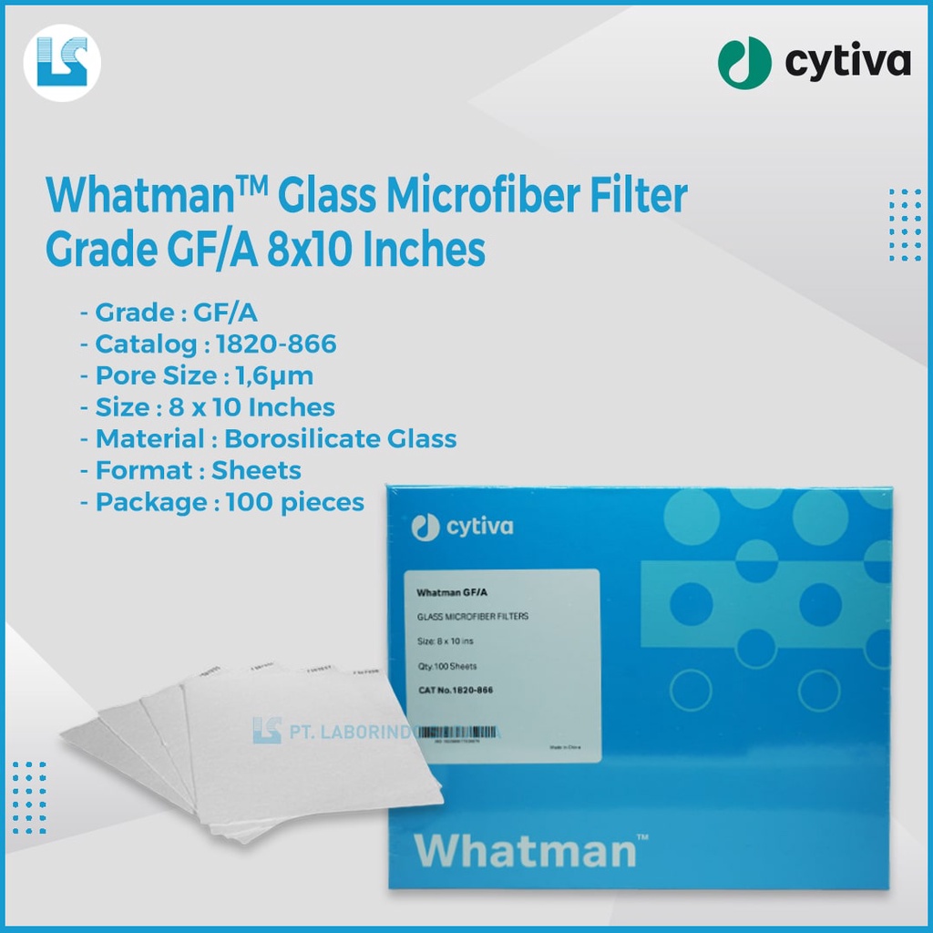 Jual Whatman Glass Microfiber Filter GF/A , 8 x 10 Inches | Shopee ...