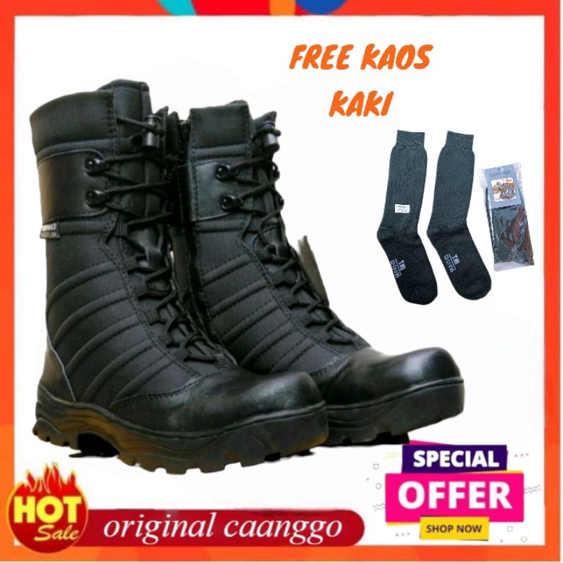 Jual SEPATU NINJA ORIGINAL Caanggo military pdl ninja KULIT tanpa semir ...