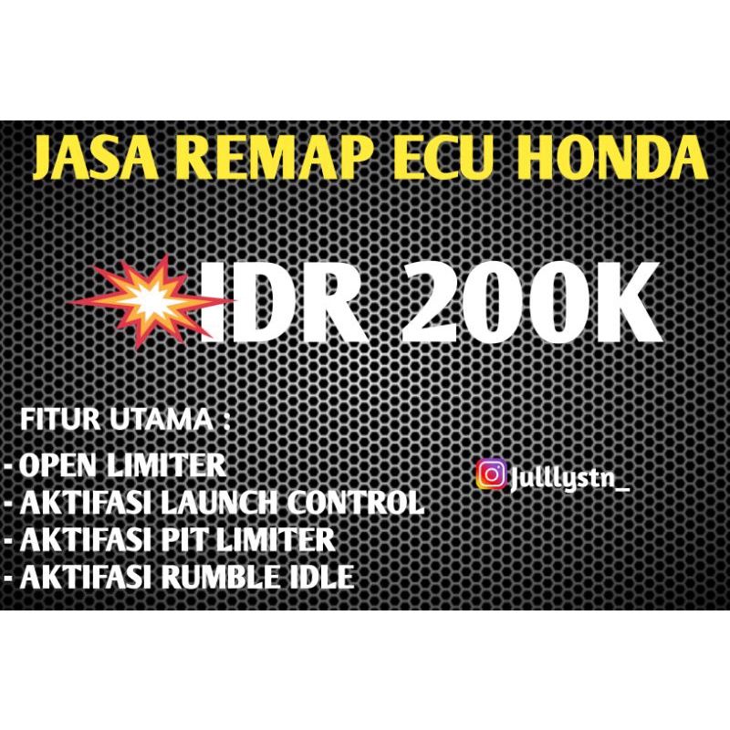 Jual JASA REMAP ECU STANDAR HONDA KEIHIN | Shopee Indonesia