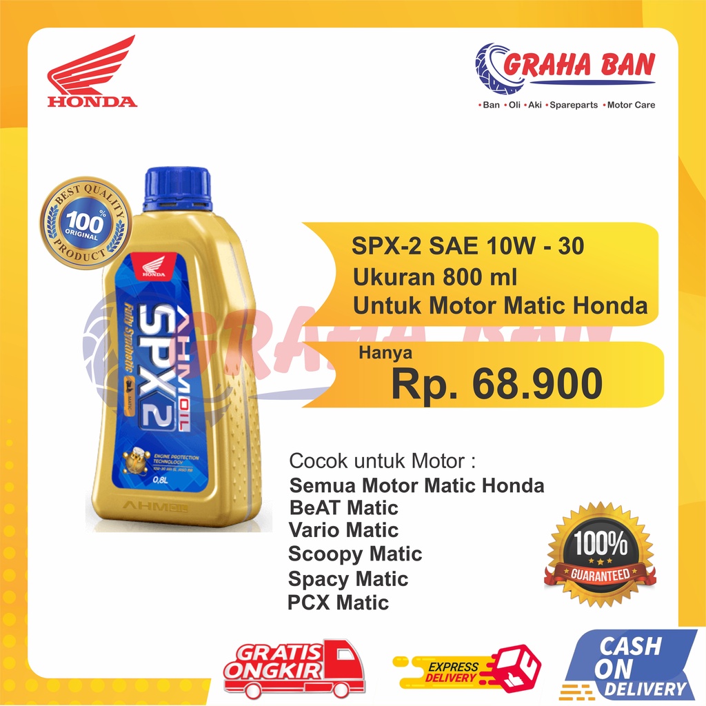 Jual PAKET OLI MPX-2 SPX-2 & AHM GEAR | Shopee Indonesia