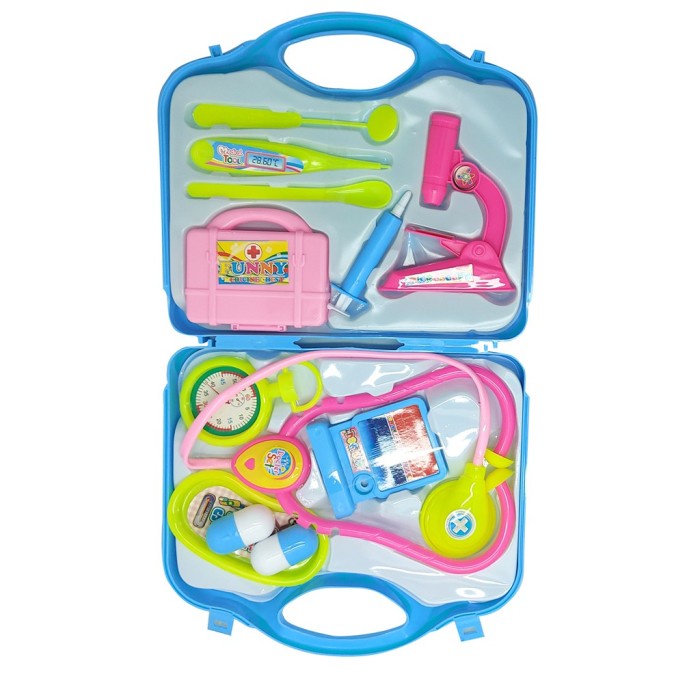 Jual Mainan dokter koper anak per satu buah - Biru | Shopee Indonesia