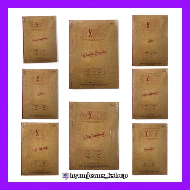 Jual [READY STOCK] STRAY KIDS The 7th Mini Album - MAXIDENT (Paper Case ...