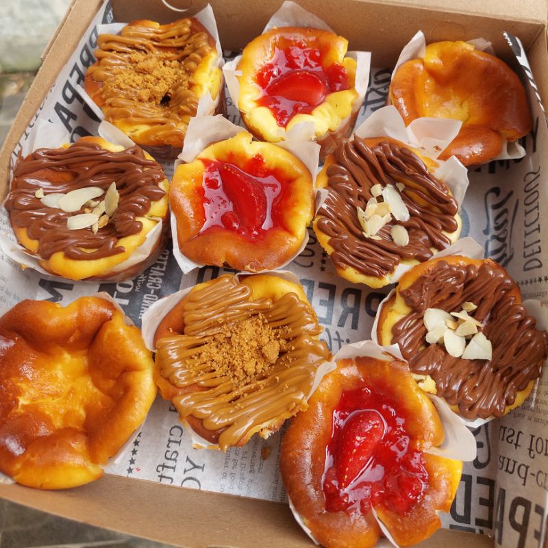 Jual Mini basque burnt cheesecake / mini Burnt Cheese cake | Shopee ...