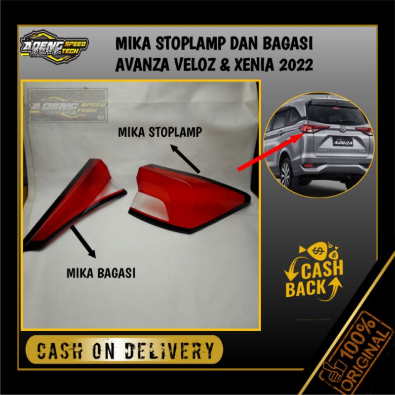 Jual Mika Stoplamp Lampu Belakang Avanza Xenia Veloz 2022 2023 ORIGINAL Mika Stop Lamp Bagasi ...