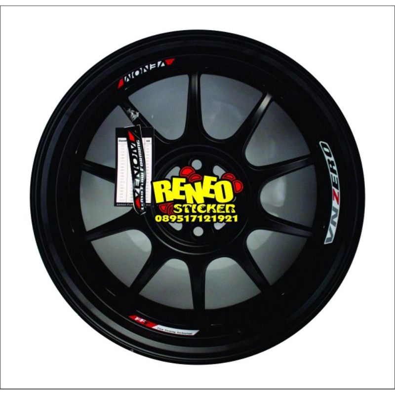 Jual STICKER LENSO VENOM VNZERO ISI 1 SET 4 VELG | Shopee Indonesia