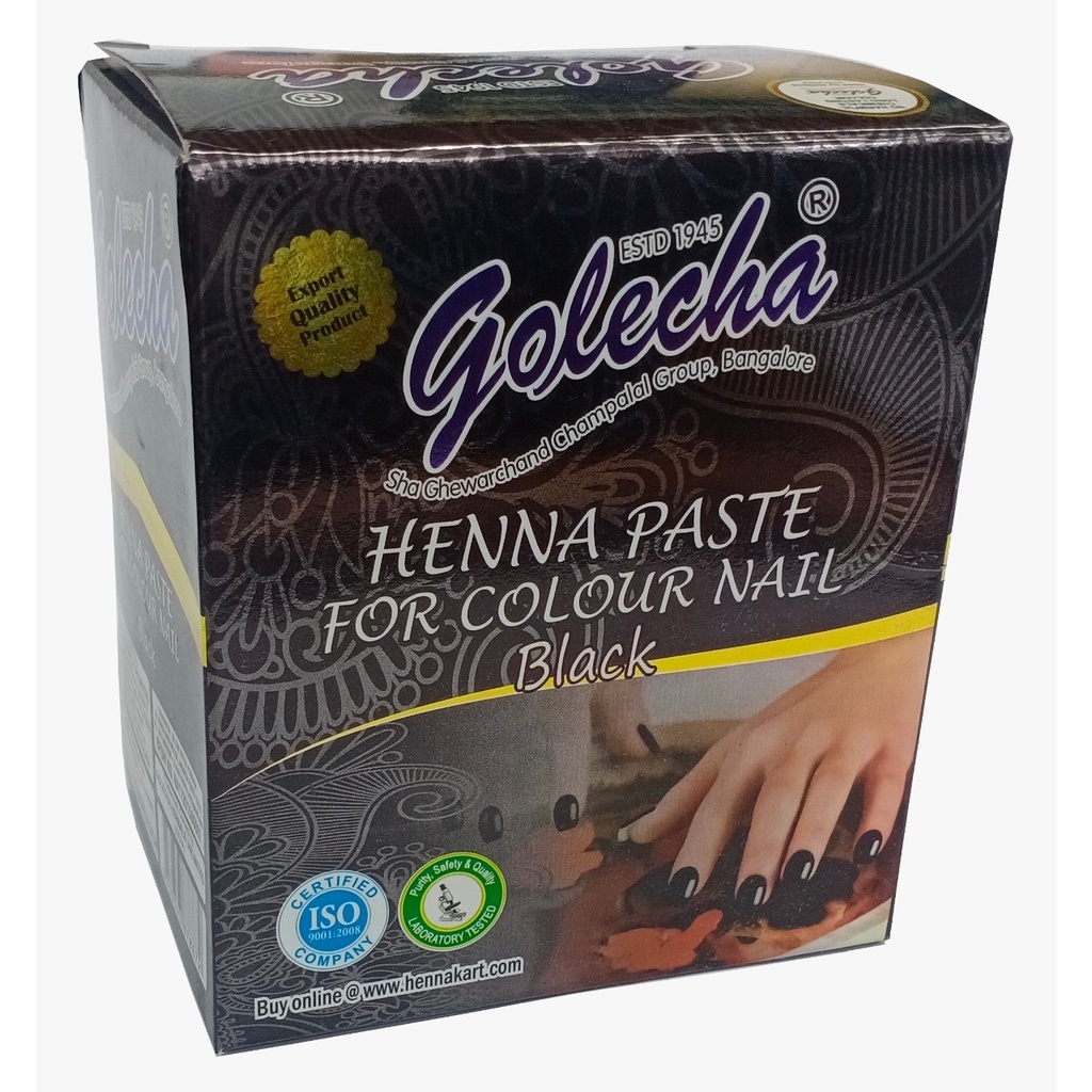 Jual Pacar Kuku GOLECHA NAIL 12pcs(1 LUSIN ) TUBE HENNA PASTE / GOLECHA ...