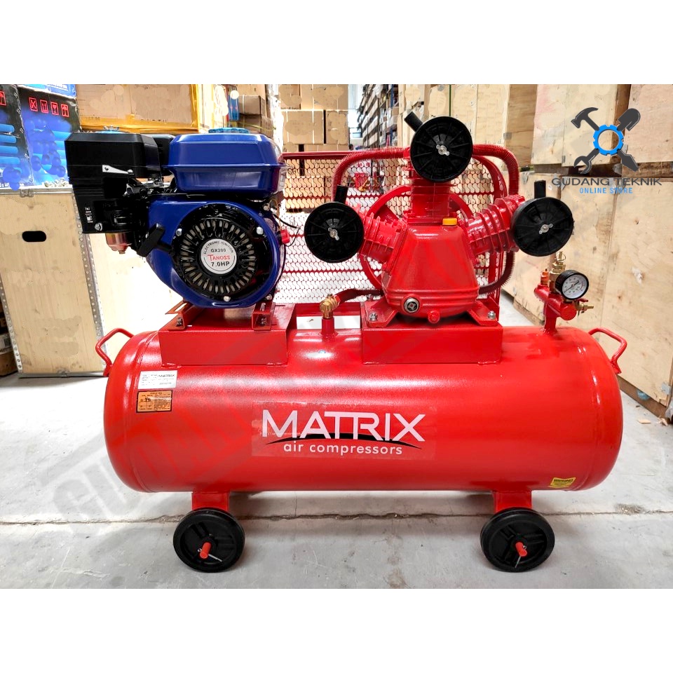 Jual Kompresor Angin 2Hp 120L MATRIX MTX-3065 / Air Compressor Udara 2 ...