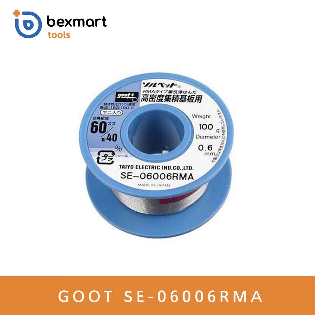 Jual Timah Solder Goot SE-06006RMA (0,6 mm 100 gram) | Shopee Indonesia
