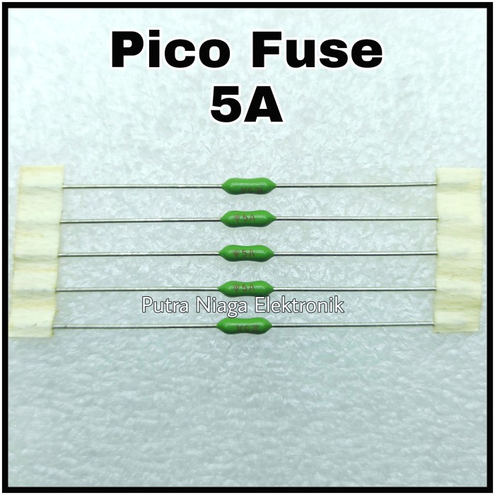 Jual Pico Fuse 5A / Sikring Axial / Sekering Littlefuse fast acting ...