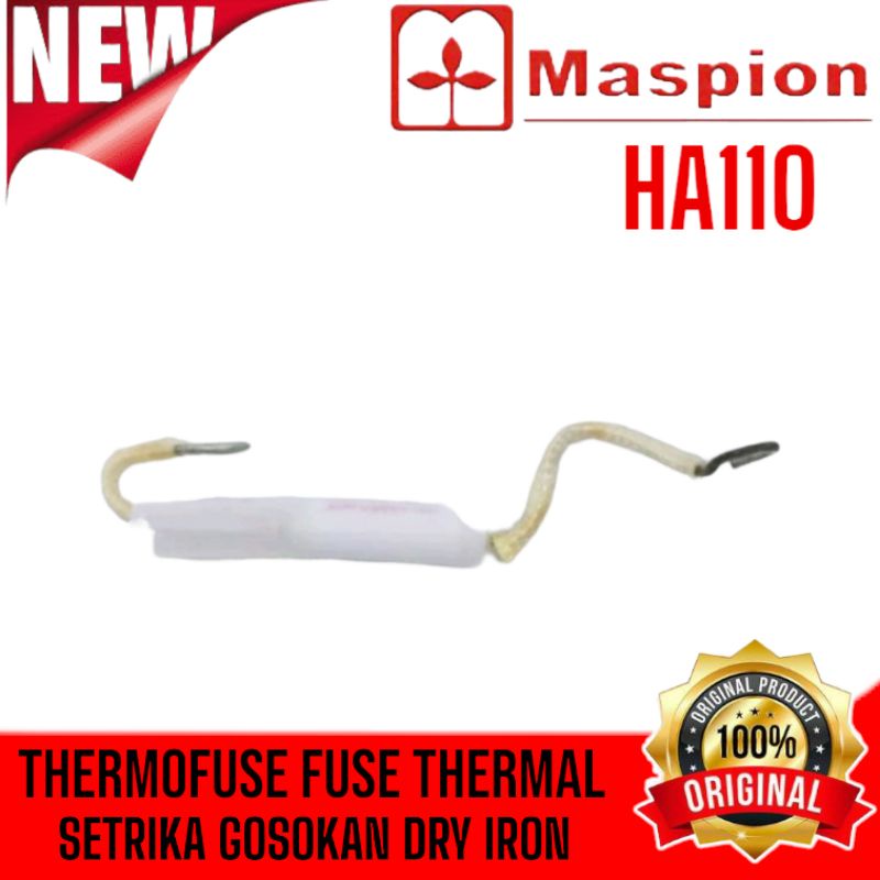 Jual THERMOFUSE FUSE THERMAL MASPION SETRIKA HA110 HA 110 GOSOKAN DRY IRON ORIGINAL | Shopee ...