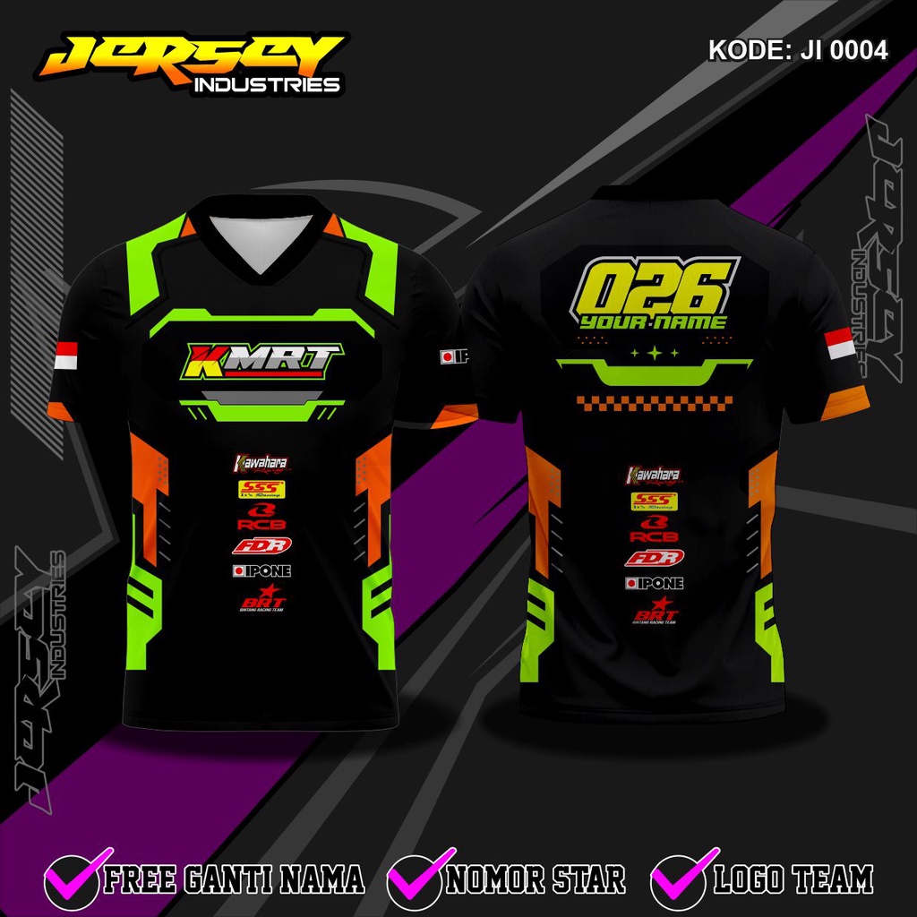 Jual Custom Jersey Racing Full Printing, Baju Jersey Racing Desain ...