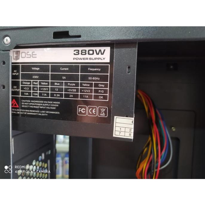 Jual PSU HOSE 380W POWER SUPPLY MINI ITX PSU MINI 380W | Shopee Indonesia