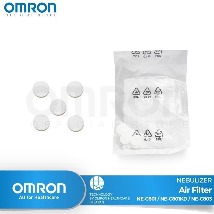 Jual Sparepart Omron Nebulizer Ne-C801 Air Filter -Air Tube Selang ...