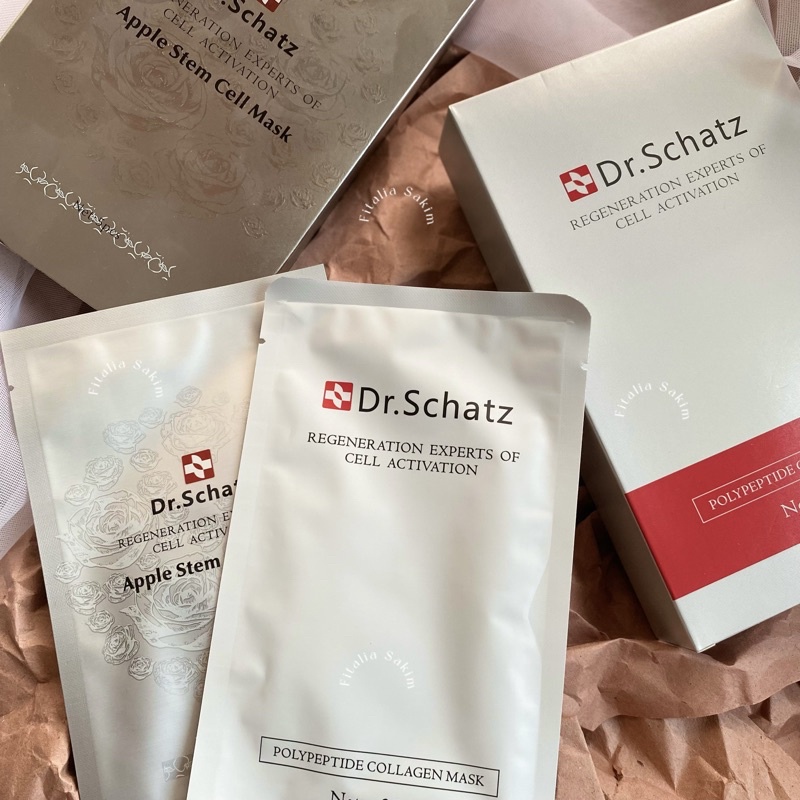 Jual NEW !! Masker Dr. Schatz Ecer/Satuan (Phyto Cell / Polypeptide Collagen Mask) | Shopee ...