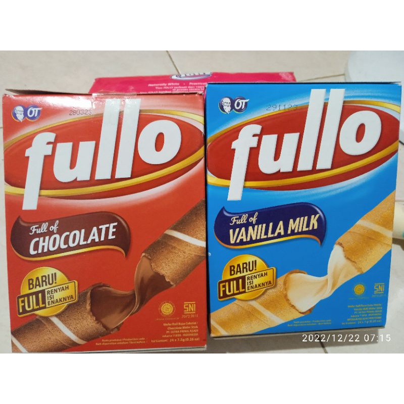 Jual Fullo Roll vanila milk & chocolate (24x6gr) | Shopee Indonesia