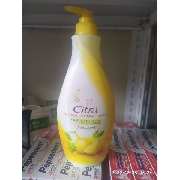 Jual CITRA Hand & Body Lotion Natural Glowing White UV 380ml | Shopee Indonesia
