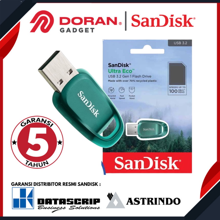 Jual Sandisk Flashdisk Ultra Eco CZ96 USB 3.2 Flashdisk 512GB Flashdisk ...
