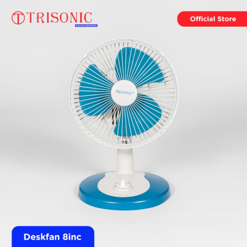 Jual TRISONIC DESK FAN 8INCH || KIPAS ANGIN MEJA | Shopee Indonesia