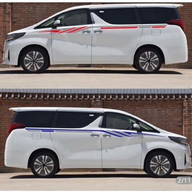 Jual 0320 cutting sticker mobil ALPHARD Type mobil lain bisa SERENA ...