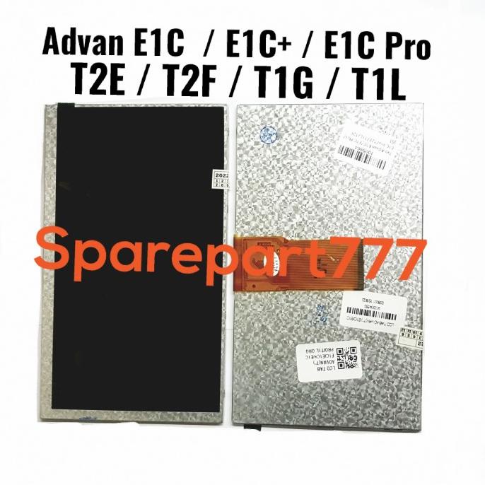 Jual Lcd Tablet Tab Advan E1C E1C Plus E1C Pro T2E T2F T1G T1L | Shopee ...