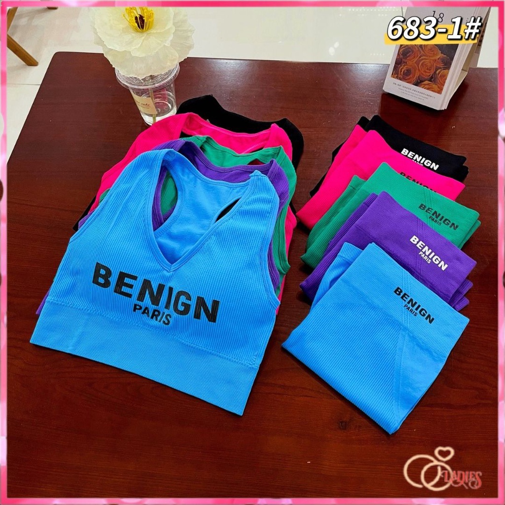 Jual Ladies Bra set olahraga setelan wanita running dan yoga Setelan ...