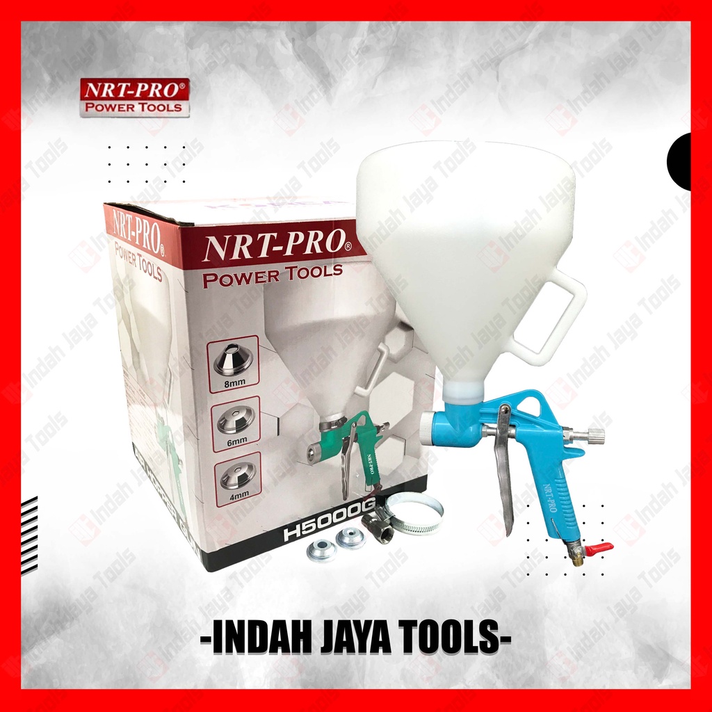 Jual NRT-PRO H5000G Spray Gun Hopper Cat Semen Tembok Air Cement ...