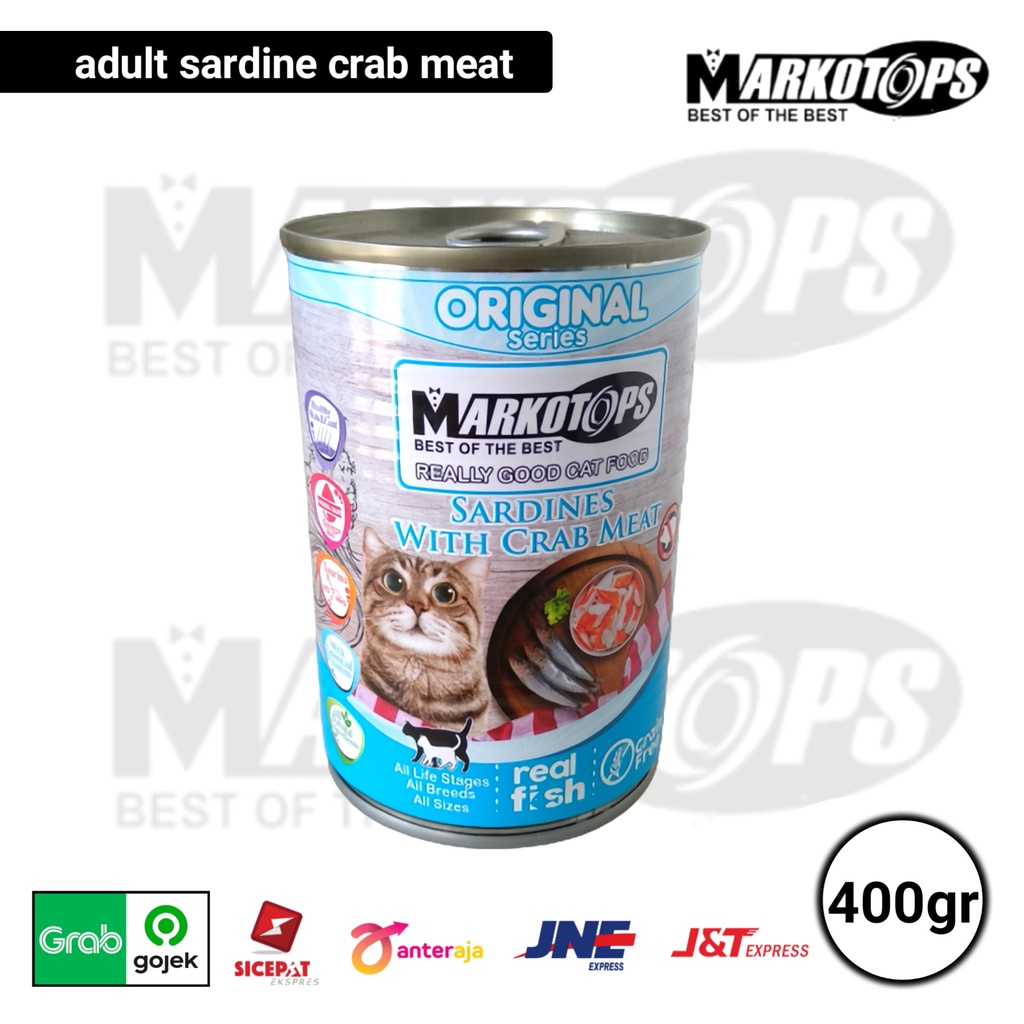 Jual Markotops Kaleng 400gr makanan kucing basah markotop kaleng ...
