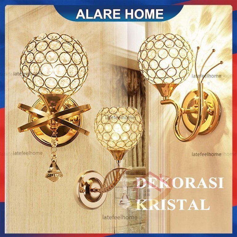 Jual Lampu Dinding Minimalis Kristal Gaya Modern Lampu Dinding Untuk ...