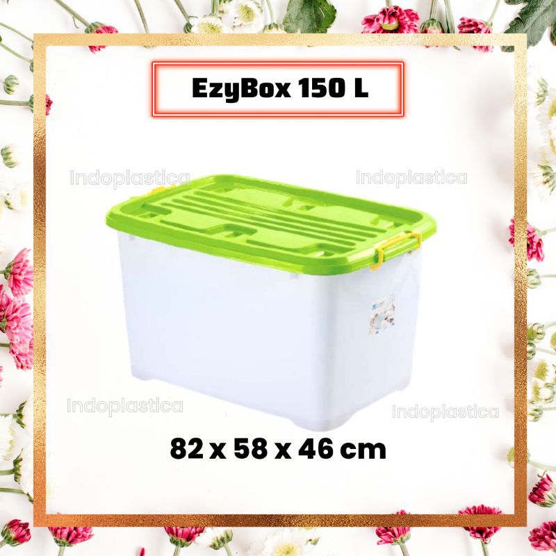 Jual Ezy Box Container Box Plastik 150 Liter Kotak Penyimpanan BESAR ...