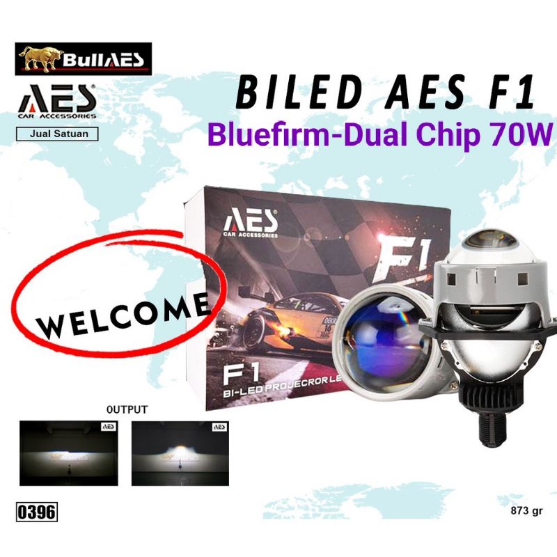 Jual Projector BILED AES F1 70 Watt (Isi Sepasang / 2 pcs) dan AES F ...