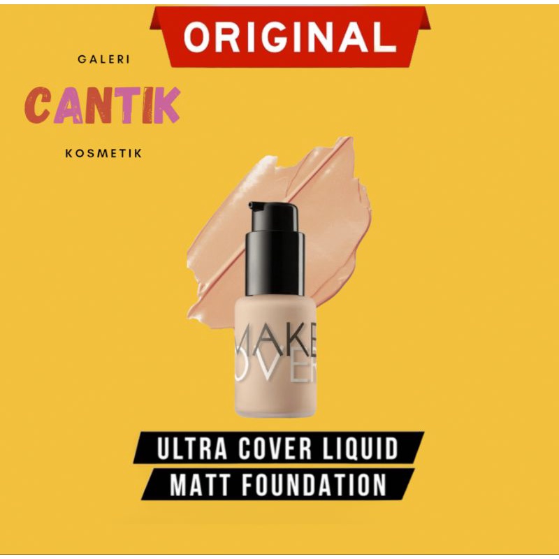 Jual Makeover Ultra Cover Foundation (New Gress) | Shopee Indonesia