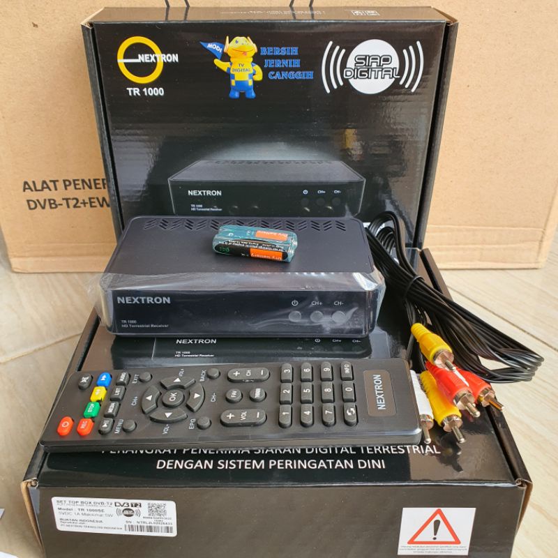 Jual SET TOP BOX NEXTRON DVB-T2 NEXTRON PENERIMA SIARAN TV DIGITAL ...