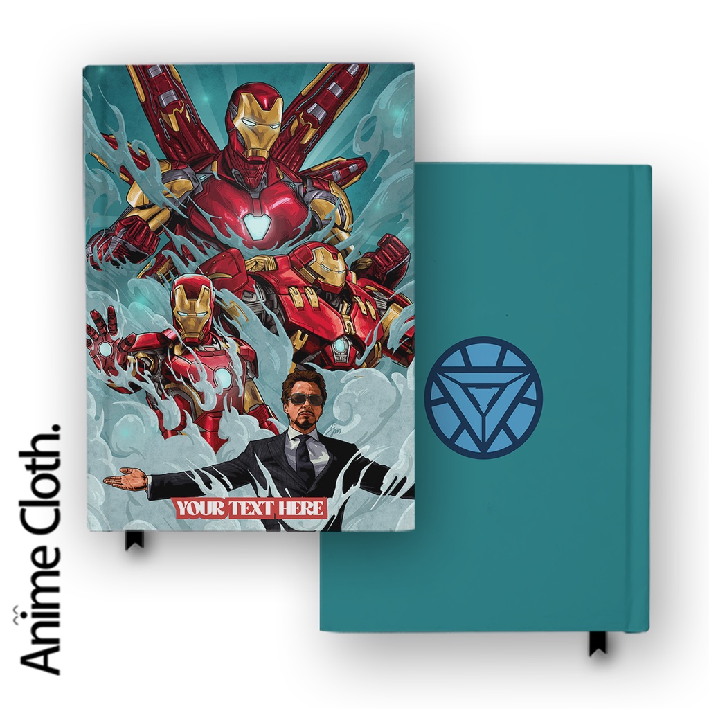 Jual Notebook Buku Iron Man 3 Tony Stark Marvel Superhero Custom ...