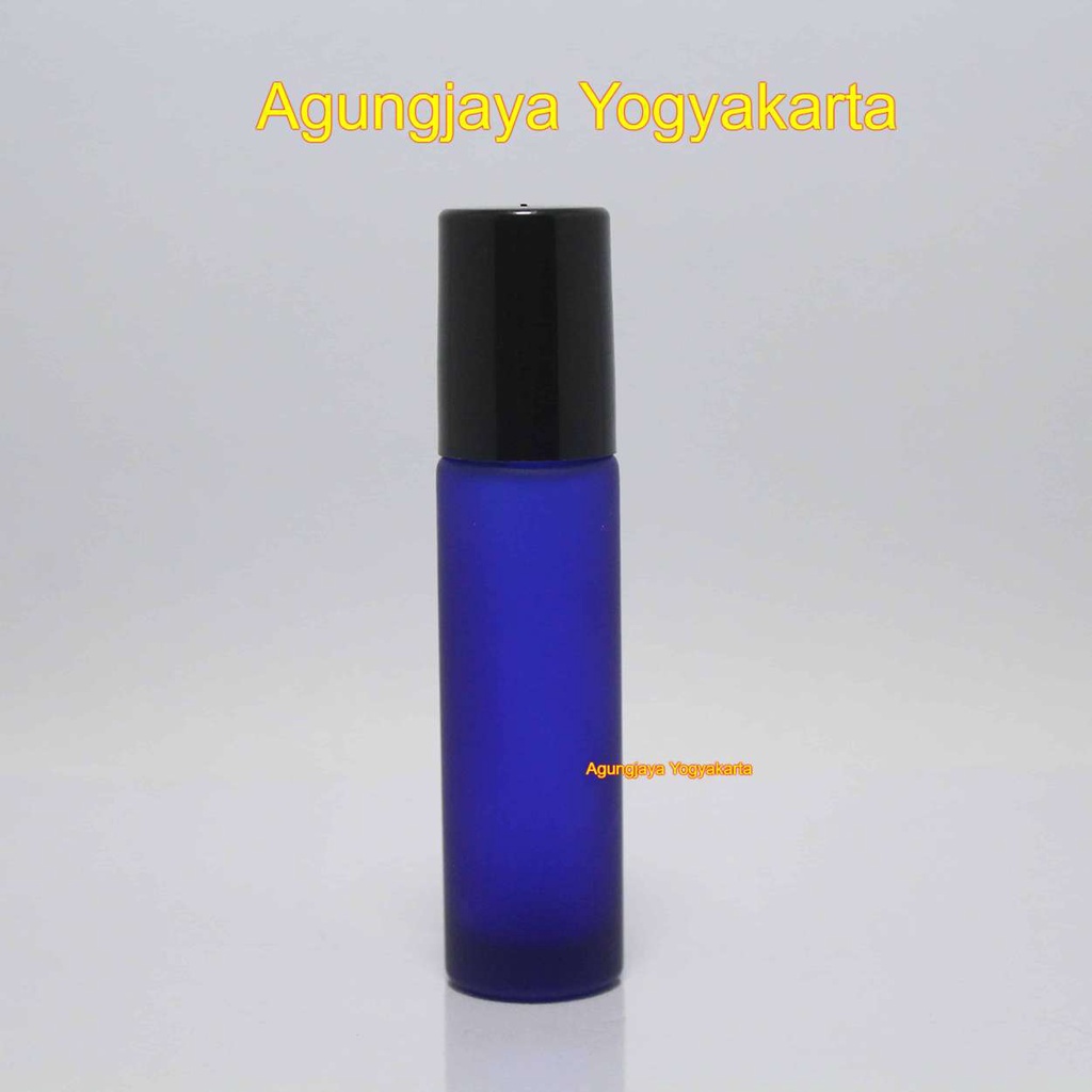 Jual Botol Roll On 8 ml Biru Frosed Hitam / Botol Parfum 10 ml / Botol ...