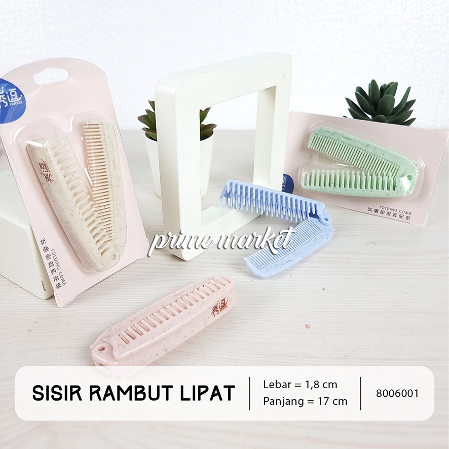 Jual Sisir Lipat Sisir Jerami Gandum Sisir Travel Sisir Rambut Wanita ...