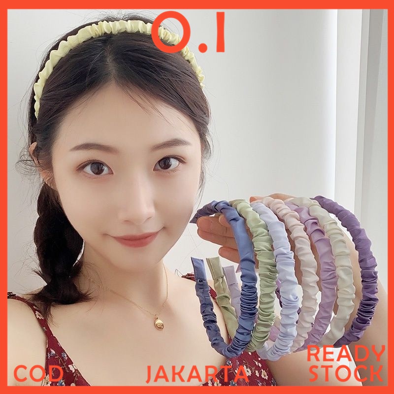 Jual Bando Kain Warna Macaron Untuk Harian Fashion Gaya Korea | Shopee ...