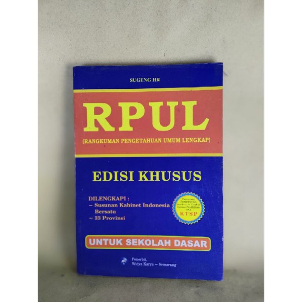Jual RPUL ( Rangkuman Pengetahuan Umum Lengkap ) Edisi Khusus untuk ...