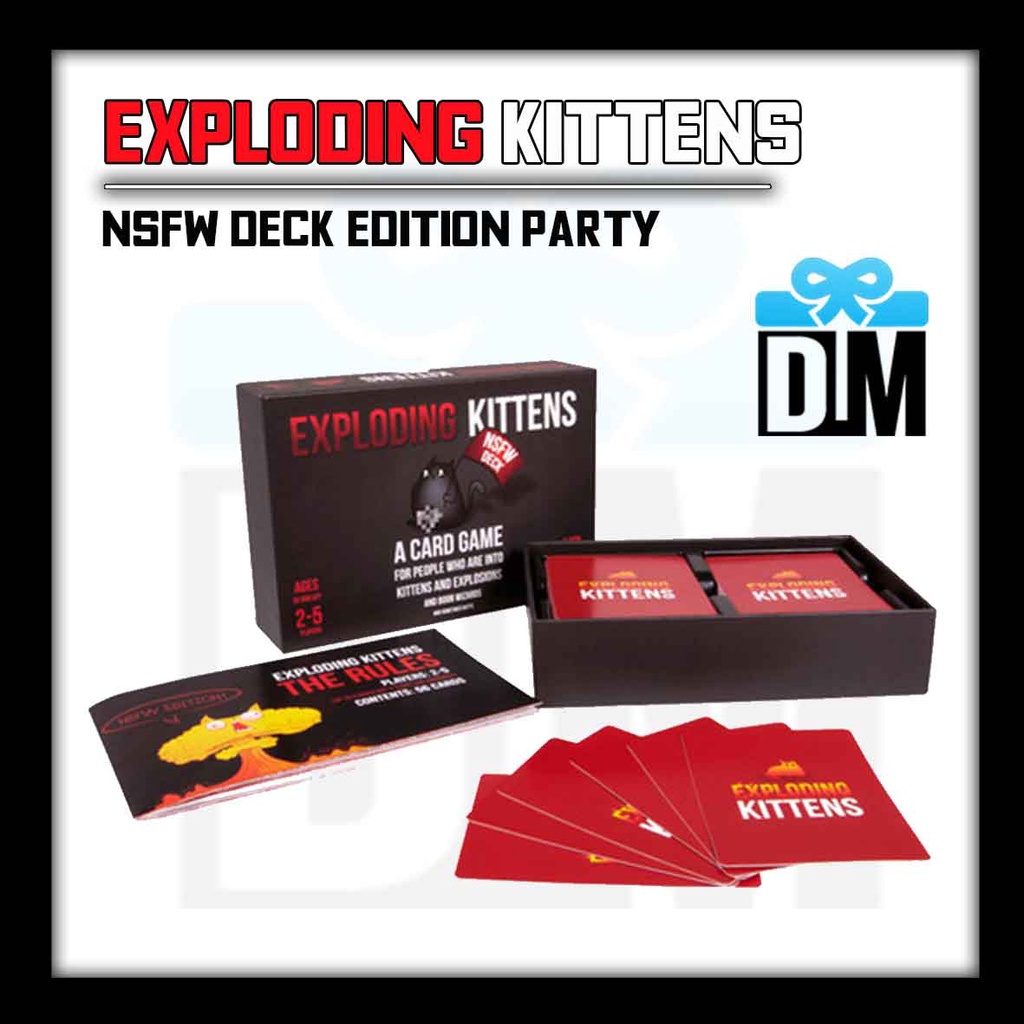 Jual Kartu Mainan Keluarga Exploding Kitten Cat Defuse Shuffle Kucing ...
